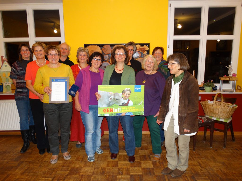 Arbeitskreis „Genial“ Allgäu ohne Gentechnik ausgezeichnet – Bio-Ring ...